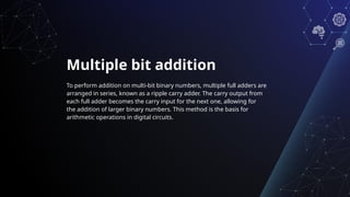 How Computers Add Numbers ..................... | PPT