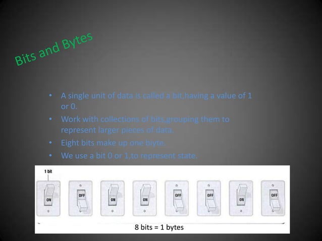 How computers represent data | PPTX