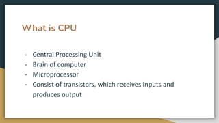 How Computer Works | PPT