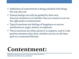 How content are you | PPT