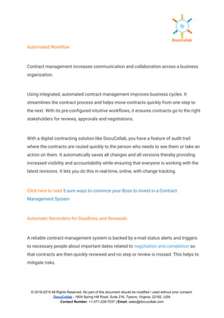 How Contract Automation is changing the Business World? | PDF