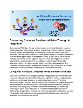 How Conversational AI Enhances Lead Generation Efficiency | PDF