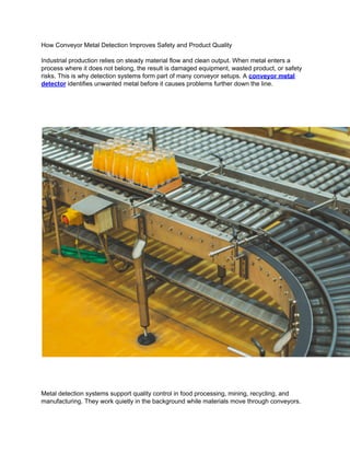 How Conveyor Metal Detection Improves Safety and Product Quality.pdf