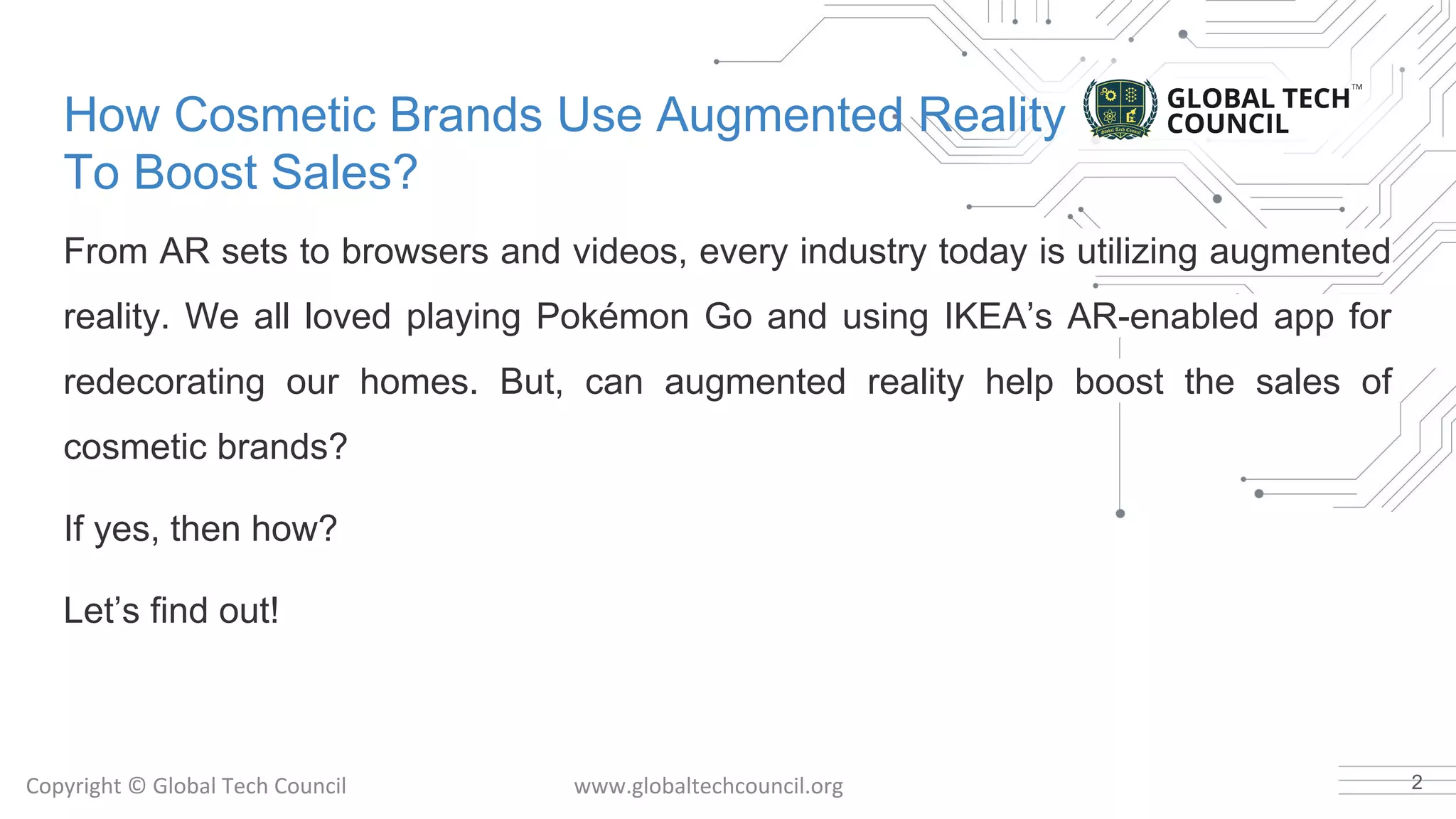 How cosmetic brands use augmented reality to boost sales | PPT