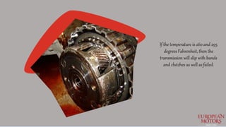 How could you Determine the Burnt Transmission Fluid in Car | PPT