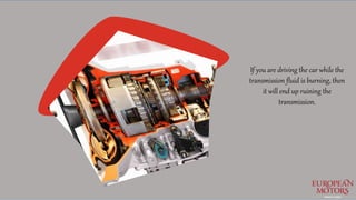 How could you Determine the Burnt Transmission Fluid in Car | PPT