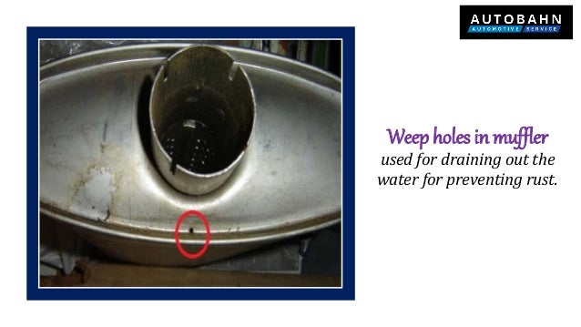 How could you Find a Hole in the Car Muffler