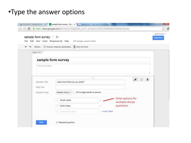 How create google forms for survey | PPTX