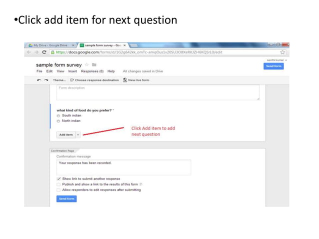 How create google forms for survey | PPTX