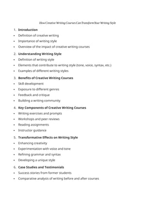 How Creative Writing Courses Can Transform Your Writing Style.docx