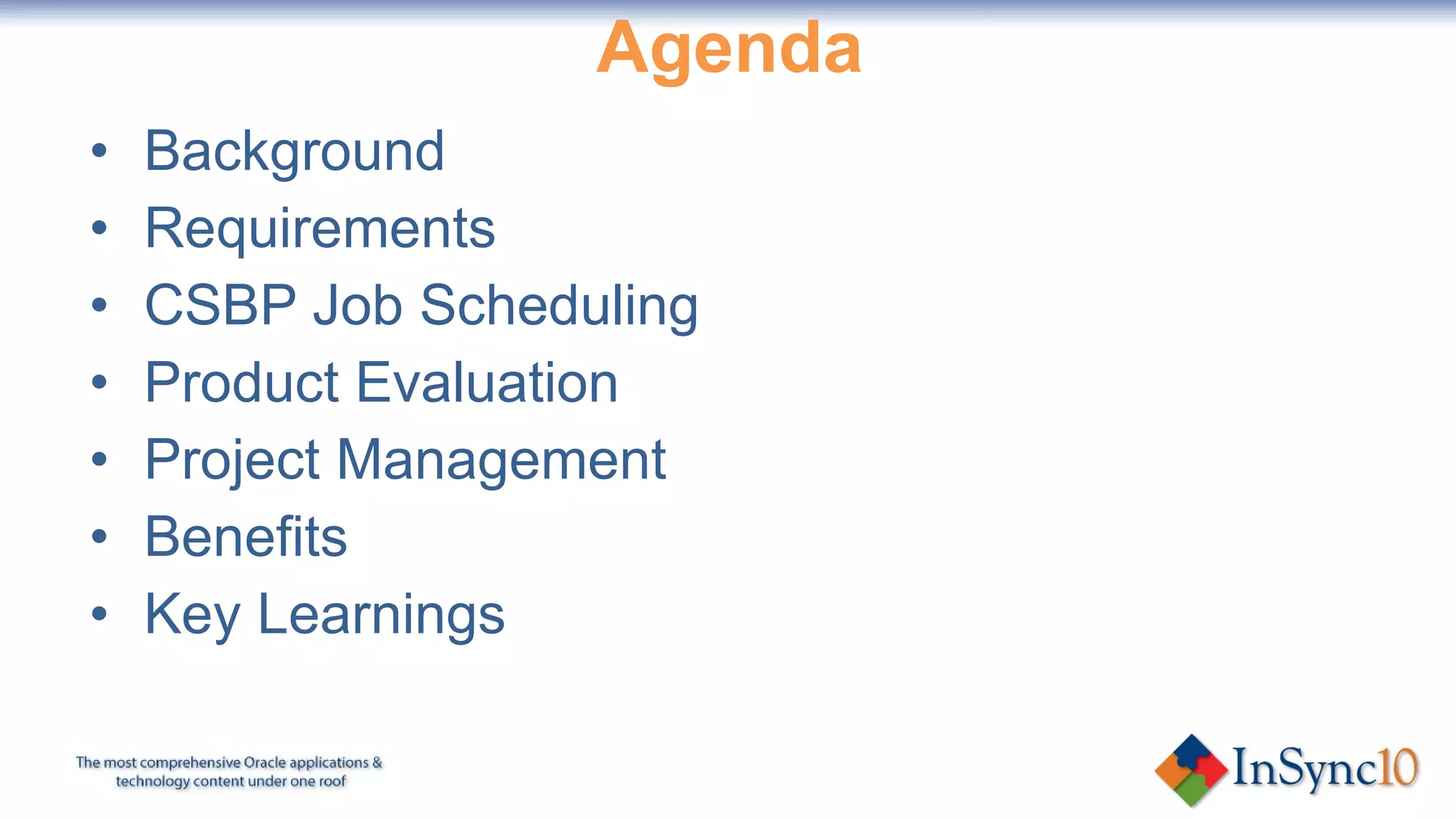 How CSBP Turbocharged Its Enterprise Job Scheduling Capability | PPT ...