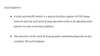 How c++ stored in ram | PPTX