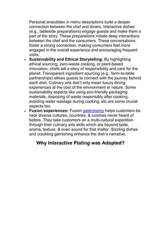 How Culinary Arts Are Turning Meals into Immersive Experiences.pdf