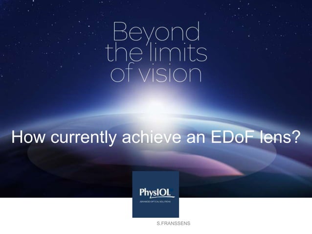 How currently achieve an EDoF lens | PPTX | Physics | Science