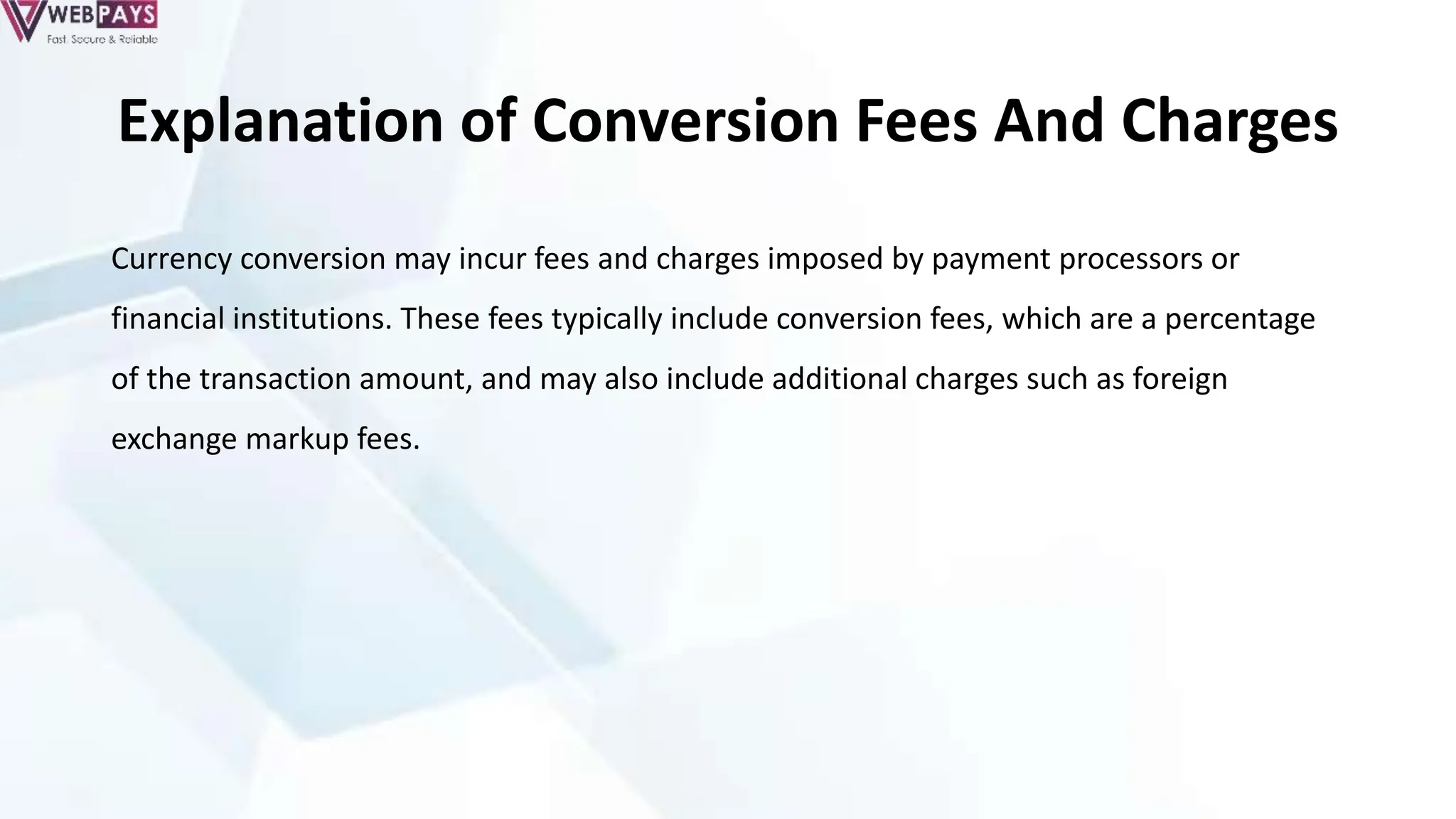 How currency conversion work in payment? | PPTX