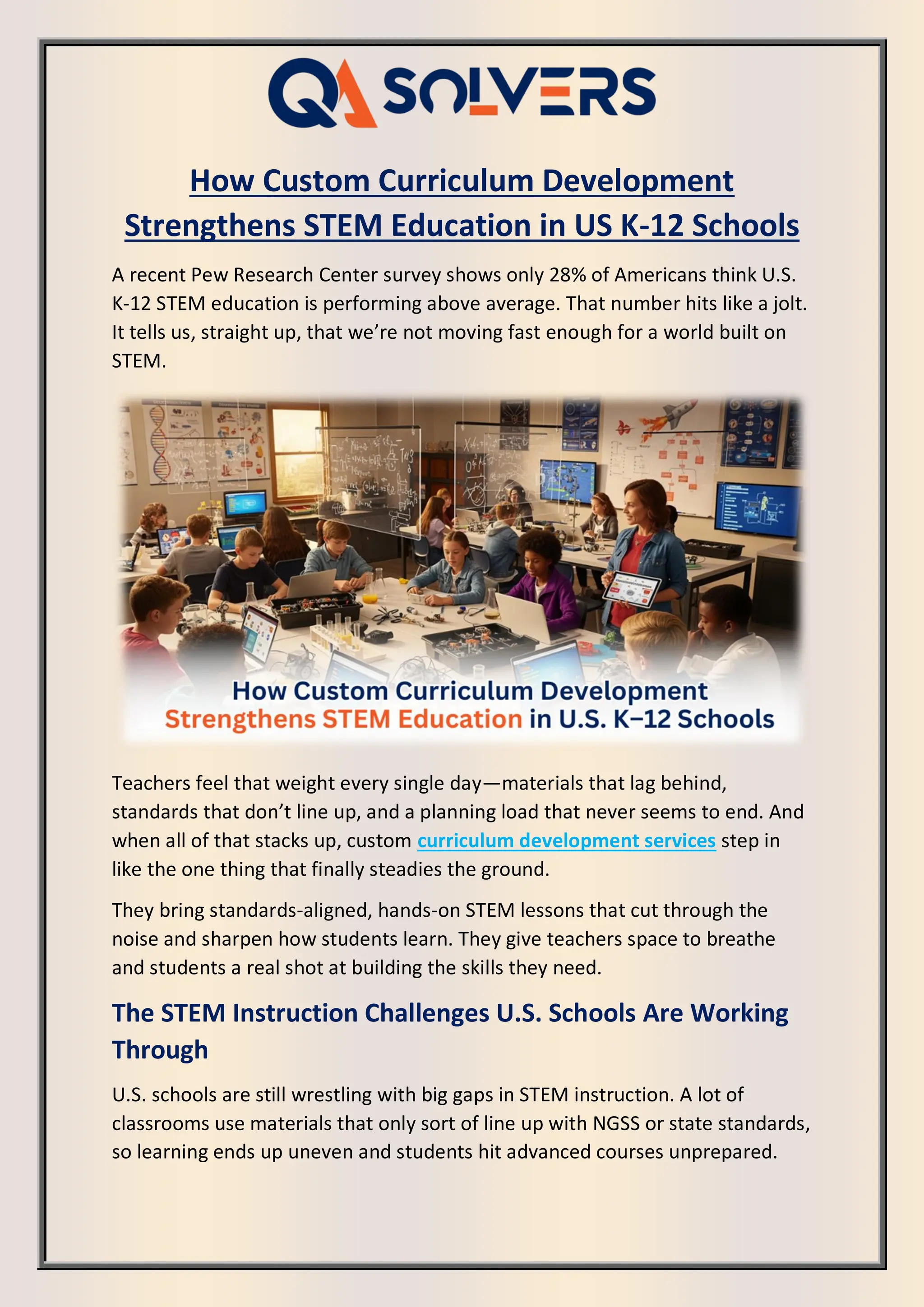 How Custom Curriculum Development Strengthens STEM Education in US K-12 Schools.pdf
