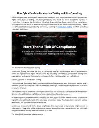 How Cybra Excels in Penetration Testing and Risk Consulting.pdf
