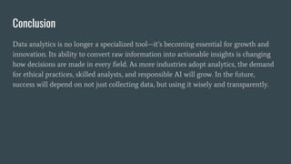 How Data Analytics Is Transforming Decision-Making Across Industries | PDF