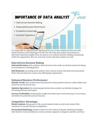 The Best Data Analyst Institute in Gurgaon | PDF