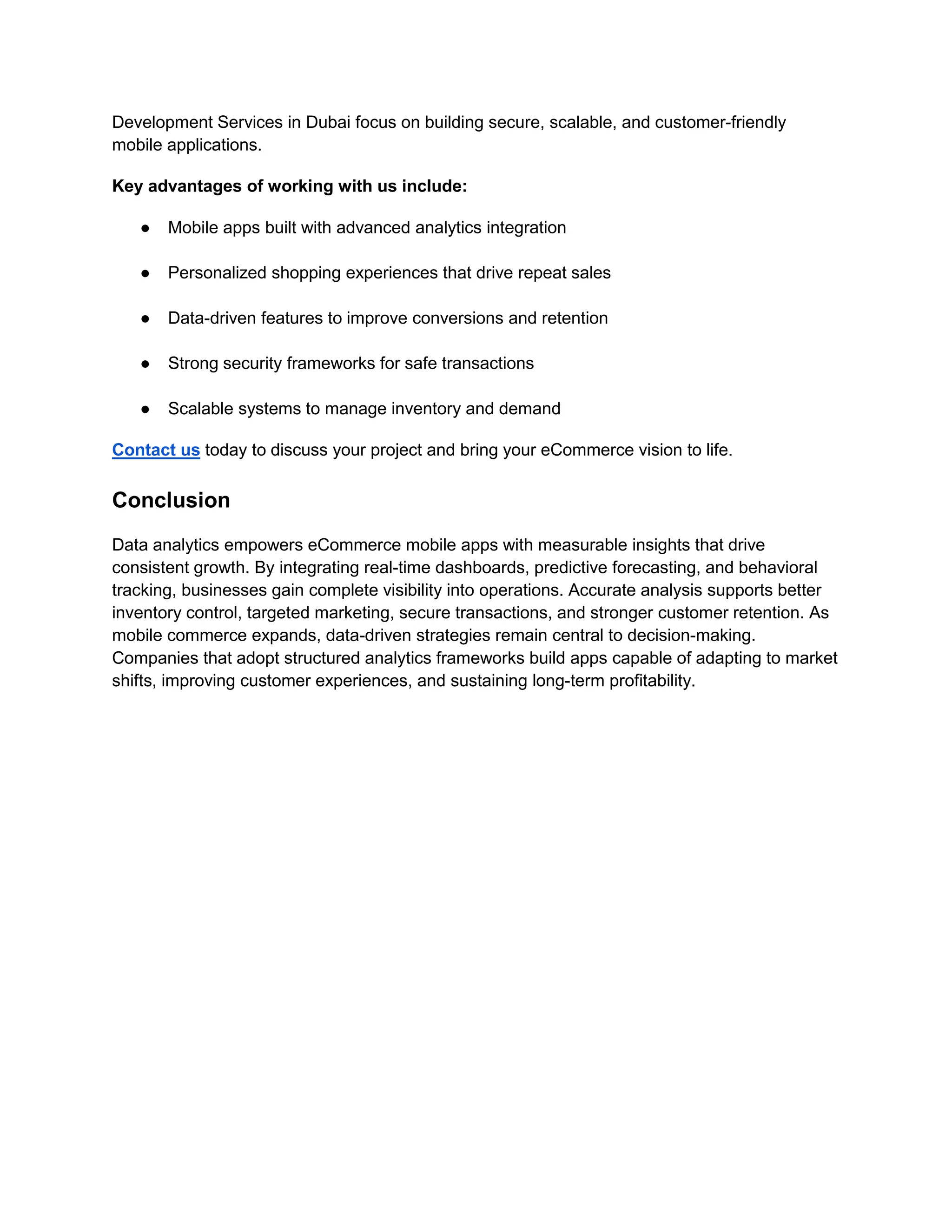 Data-Driven Success in eCommerce Mobile Apps | PDF