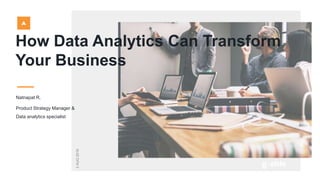 How Data Analytics Transform Businesses | PPT