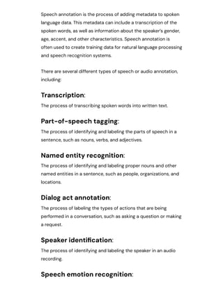How Data Annotation is used for Speech Recognition.pdf