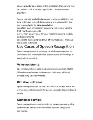How Data Annotation is used for Speech Recognition.pdf