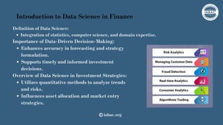 How Data Science in Finance Drives Investment Decisions | IABAC | PDF