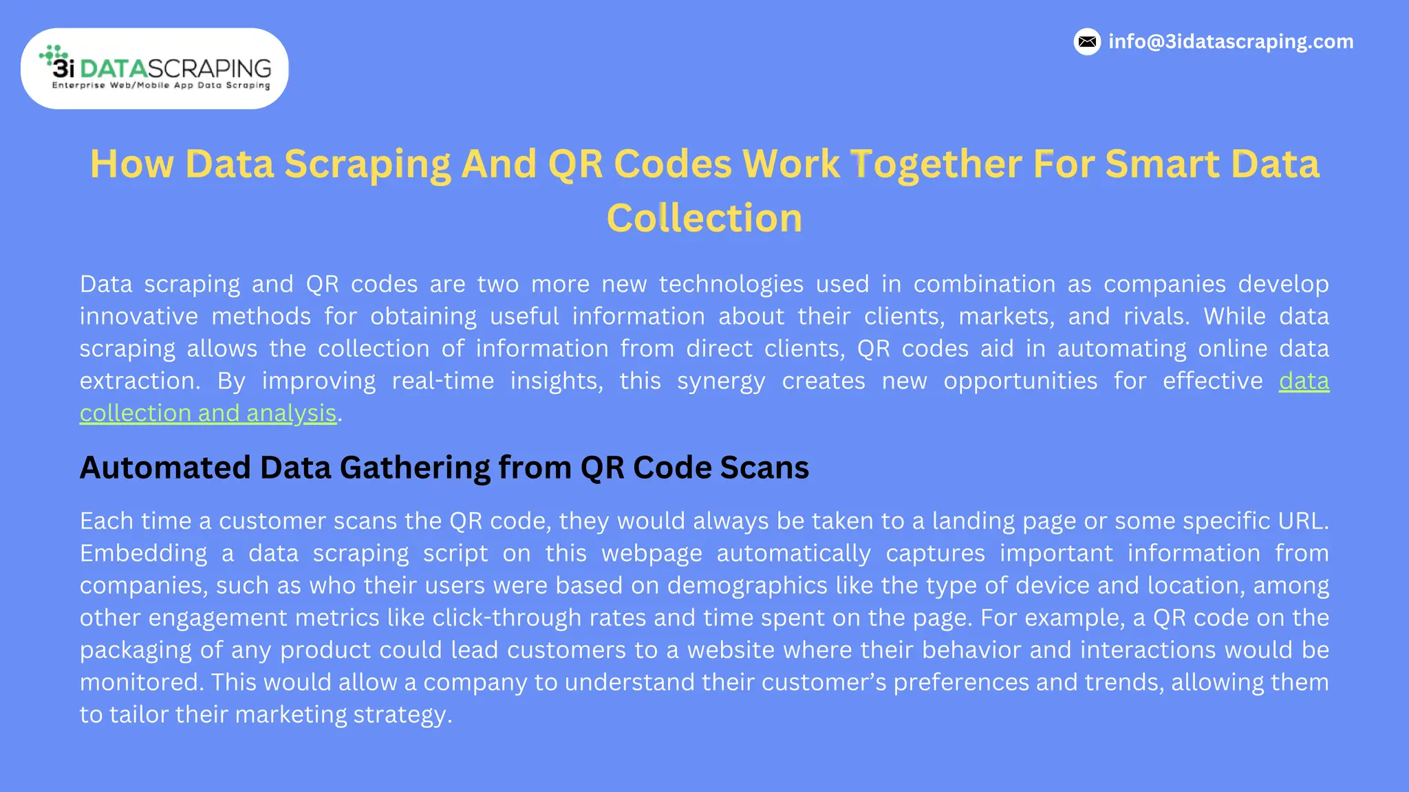How Data Scraping And QR Codes Work Together For Smart Data Collection.pdf