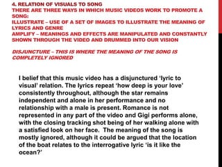 How deep is your love analysis | PPTX