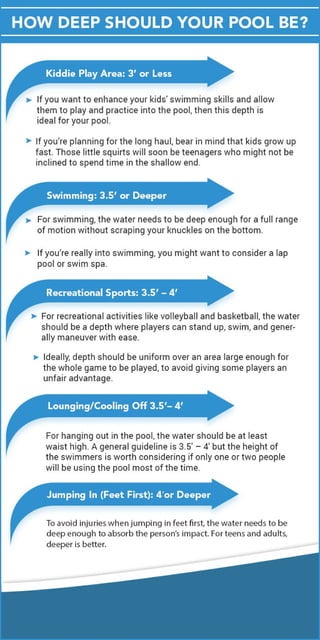 How Deep Should Your Pool Be? | PDF