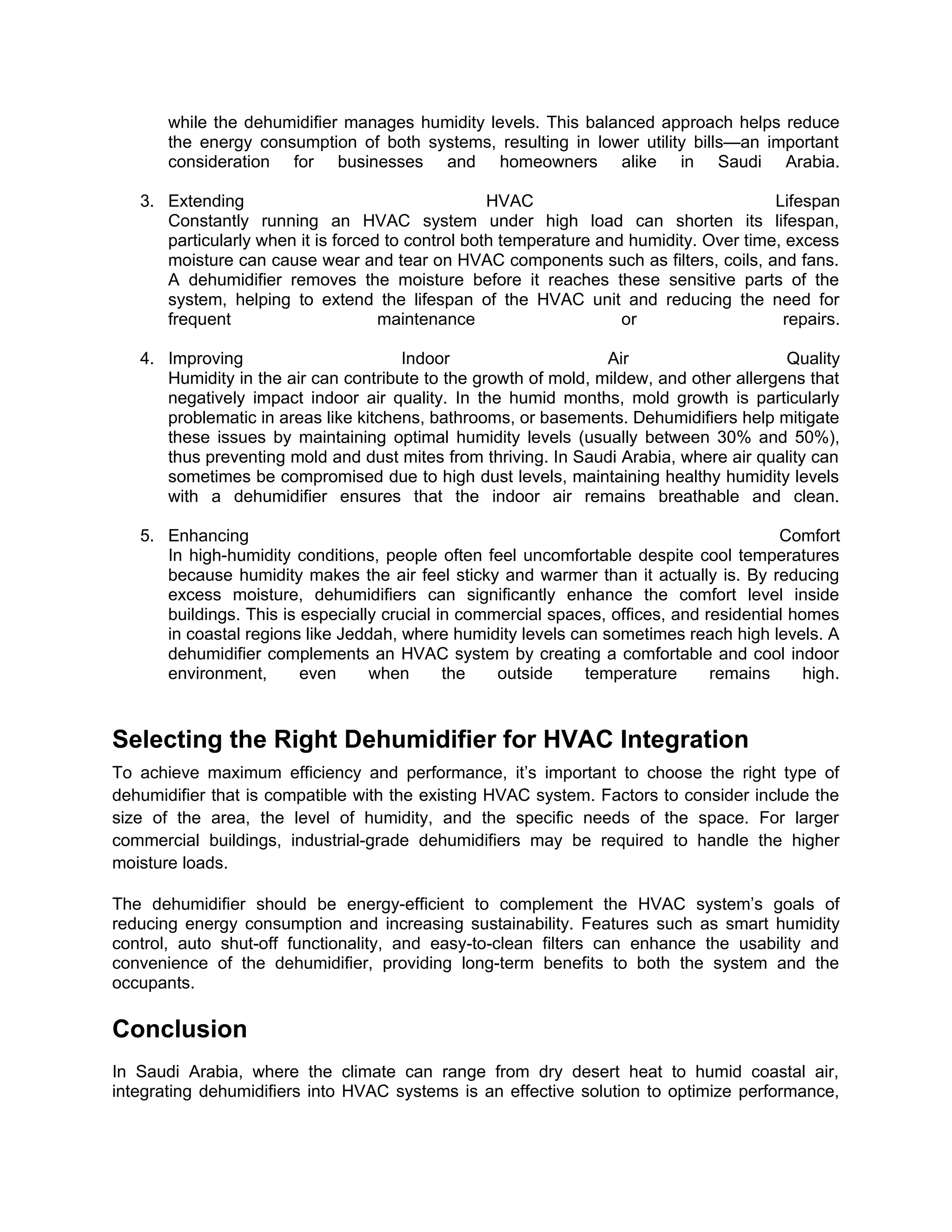 How Dehumidifiers Can Enhance the Performance of HVAC Systems in Saudi Arabia.docx