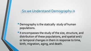 How demographic change affects development | PDF