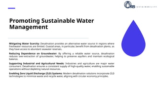 How Desalination Solutions Support Sustainable Water Management | PPTX