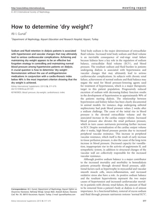 How determine dry weigth | PDF