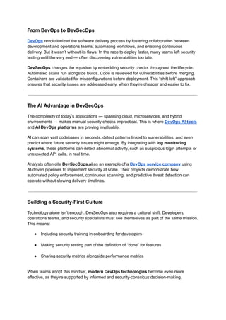 _How DevSecOps Is Transforming Software Security in Modern Development ...