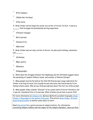 How did Dracula become the world's most famous vampire | DOC