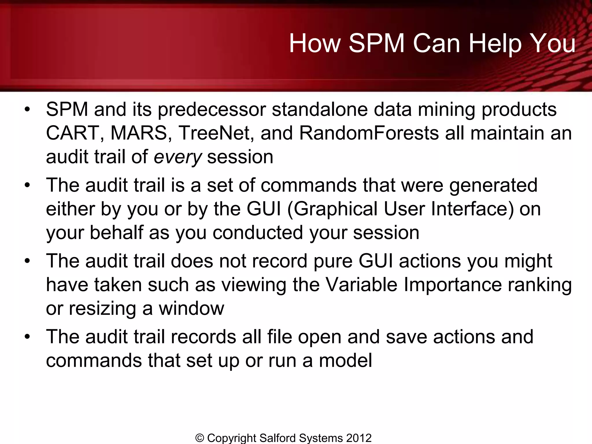 Session Logs Tutorial for SPM | PPT