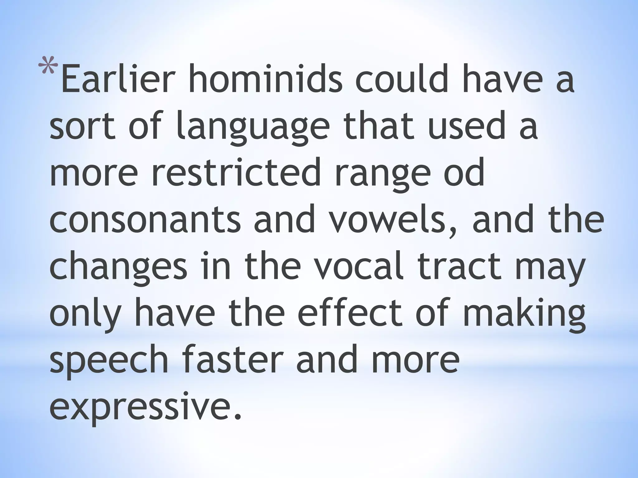 How did language begin | PPT