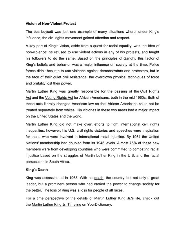 How Did Martin Luther King.doc
