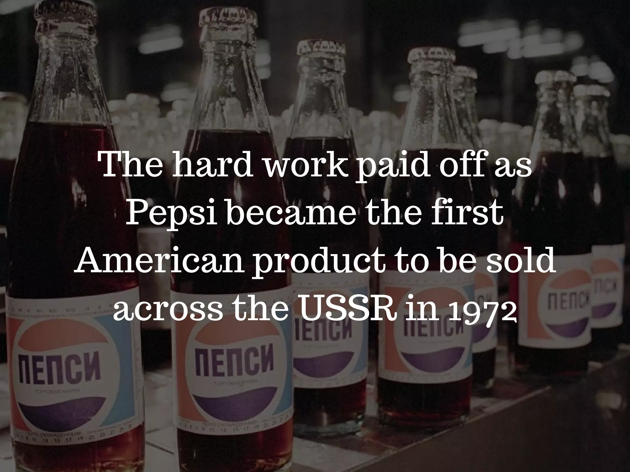 How Did Pepsi Come To Own The 6th Largest Navy In The World? - A ...
