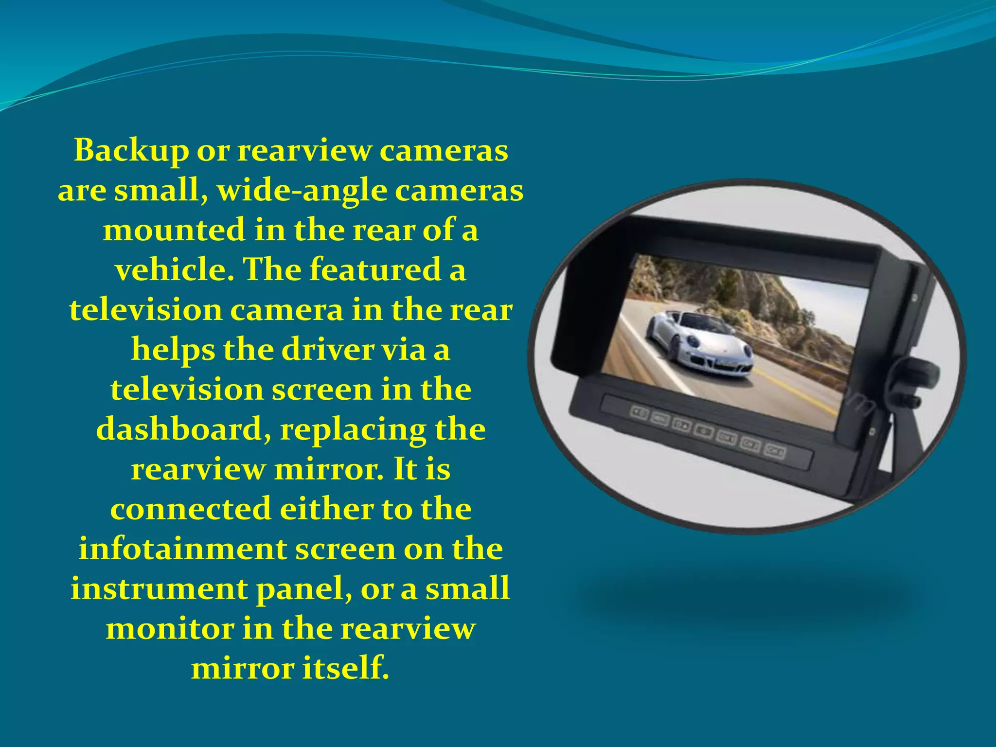 How did the car rear view system emerge | PPT