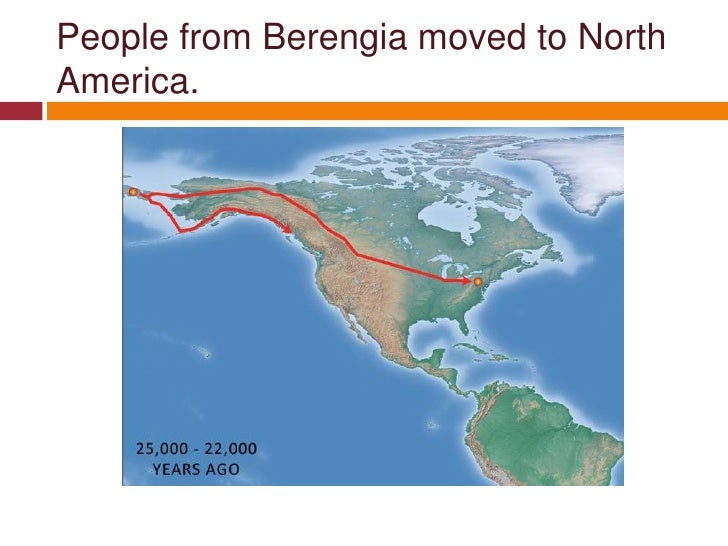 How did the first americans get here