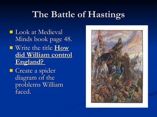 How Did William Control England | PPT