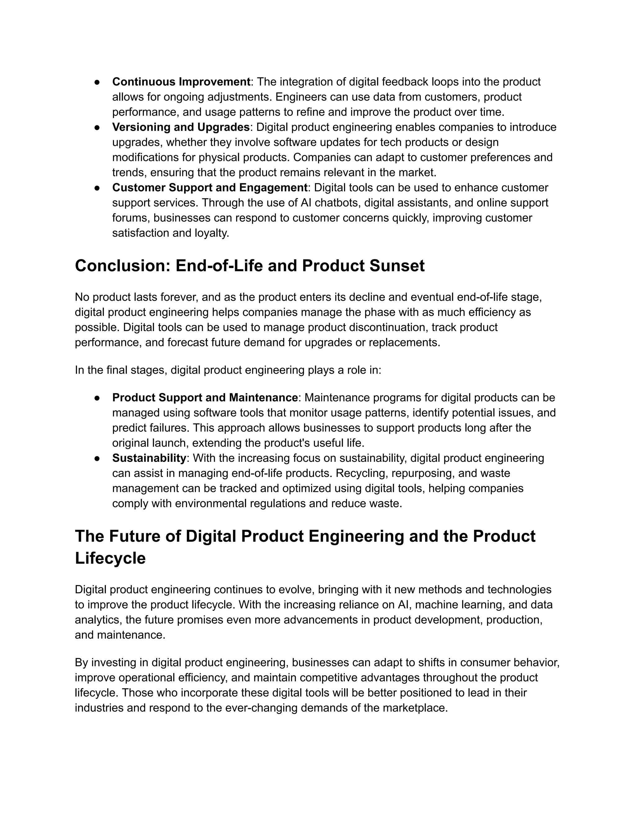 How Digital Product Engineering Can Improve Your Product Lifecycle | PDF
