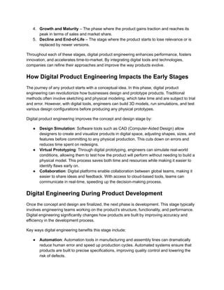 How Digital Product Engineering Can Improve Your Product Lifecycle | PDF