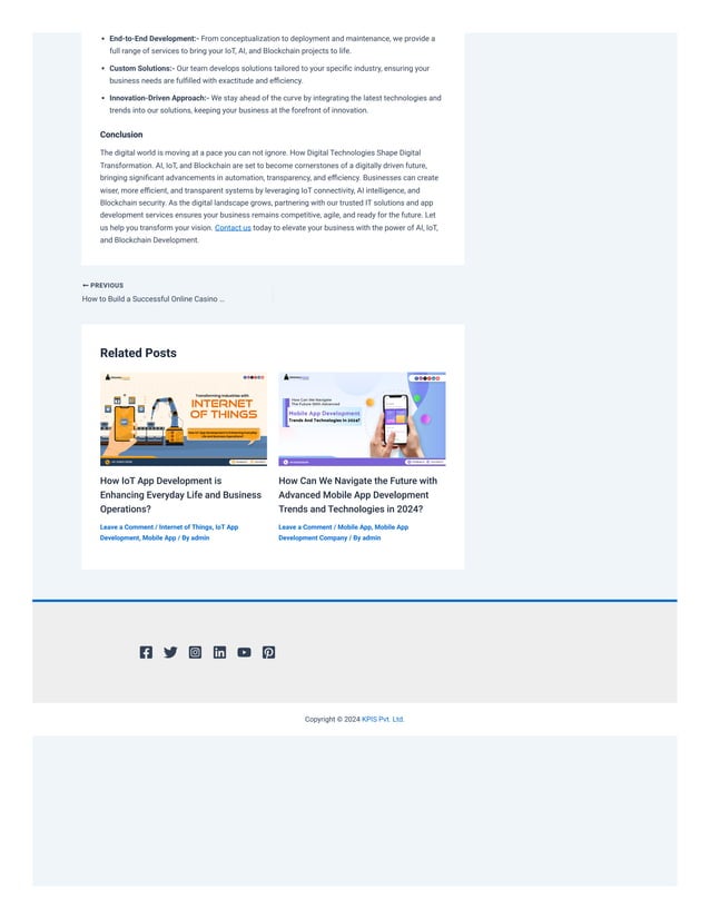 How Digital Technologies Like AI Blockchain And IoT Shape Digital Transformation.pdf