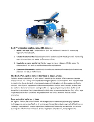 How do 3PL Logistics Services Enhance Supply Chain Efficiency.docx