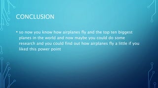 How do airplanes fly jarrod | PPTX