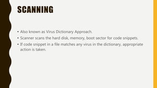 How do antivirus works | PPT